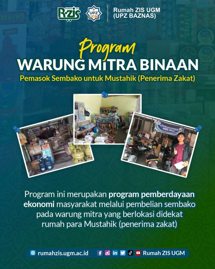 Telah Bergabung 17 Warung Mitra Binaan – RUMAH ZIS UGM